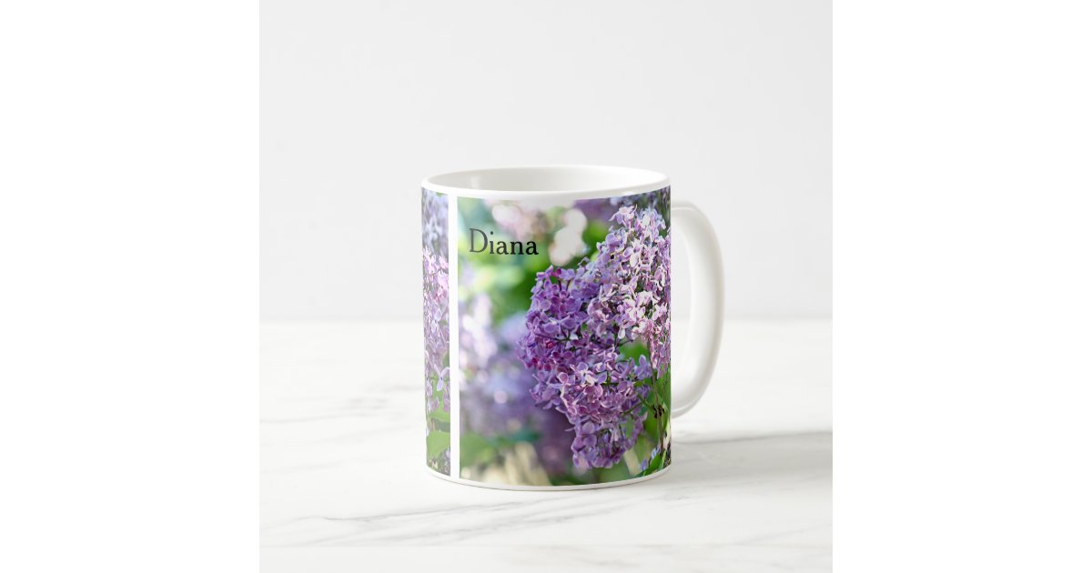 Lilac flowers coffee mug | Zazzle