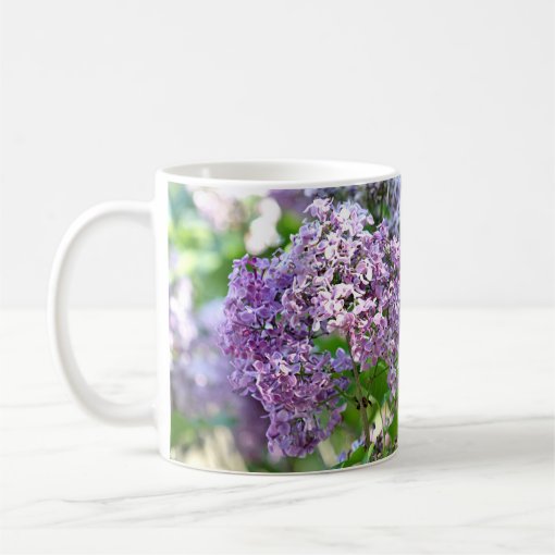 Lilac flowers coffee mug | Zazzle