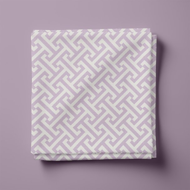 Sage Green Greek Key Pattern Fabric | Zazzle