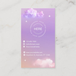 Lilac Thank You For Your Order QR Code Insert | Zazzle