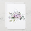 Lilac Wedding Invitation | Zazzle