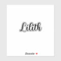 Lilith Name - Handwritten Calligraphy Sticker | Zazzle