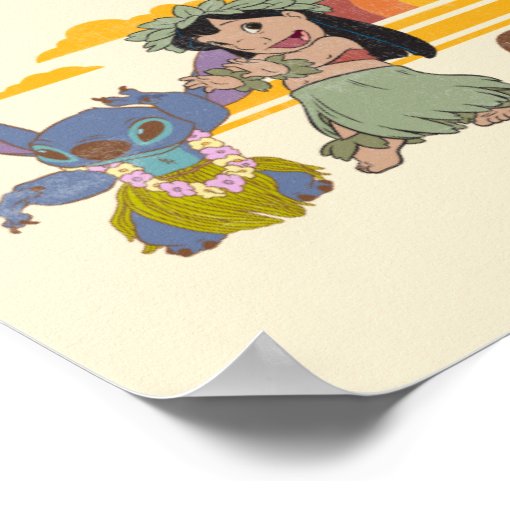 Lilo and Stitch | Aloha Poster | Zazzle