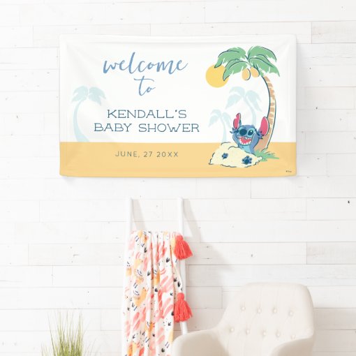 Lilo and Stitch Baby Shower Welcome Banner | Zazzle