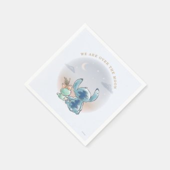Lilo and Stitch | Over the Moon - Boy Baby Shower Napkins | Zazzle