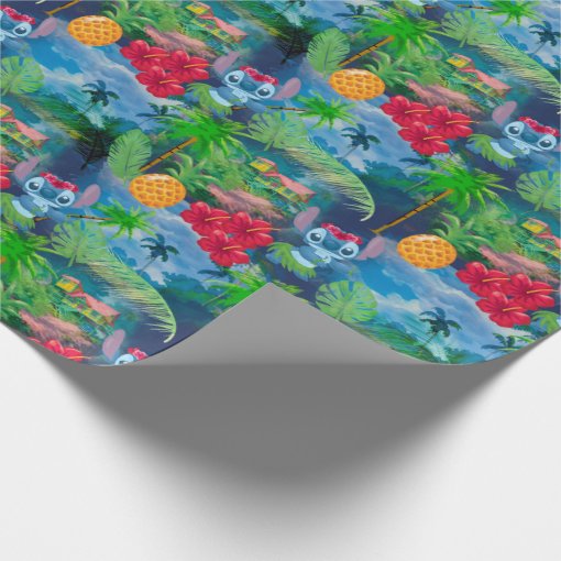 Lilo & Stich | Stitch Pattern Wrapping Paper | Zazzle