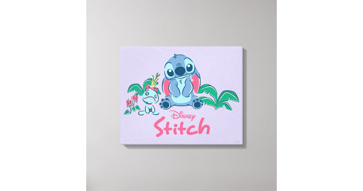 Lilo & Stich | Stitch & Scrump Canvas Print | Zazzle
