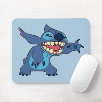 Lilo & Stitch Stitch teeth Mouse Pad | Zazzle