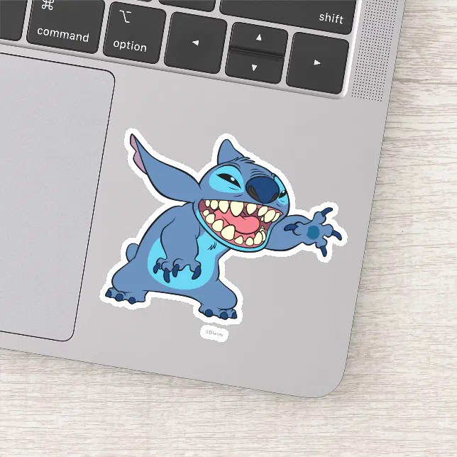 Lilo & Stitch Stitch teeth Sticker | Zazzle