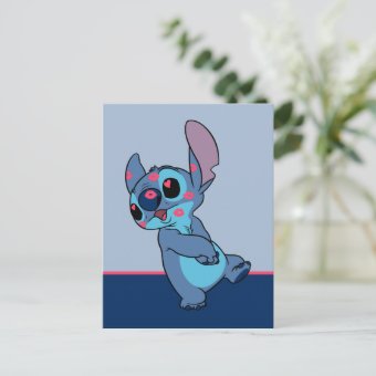 Lilo & Stitch | Stitch Valentine Kisses Postcard | Zazzle
