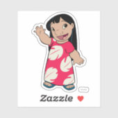 Lilo Waving Sticker | Zazzle