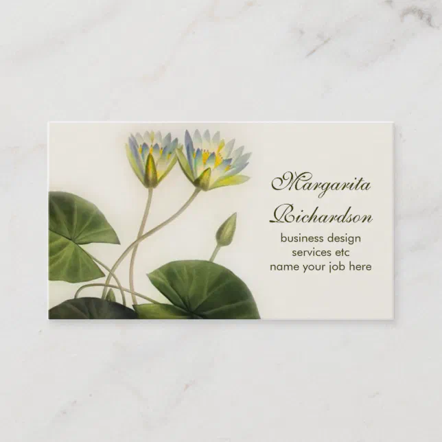 lily flowers business card | Zazzle