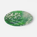 Lily of the Valley Personalized Paper Plates | Zazzle