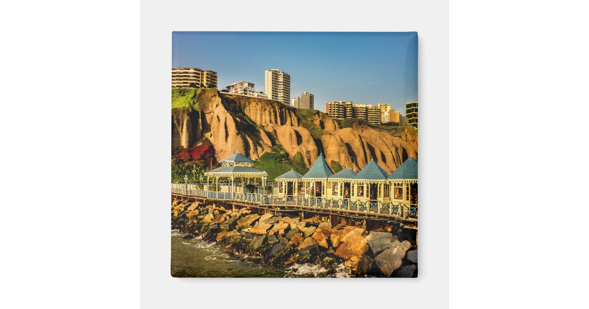 Lima Peru Coastal Scene Photo Magnet | Zazzle
