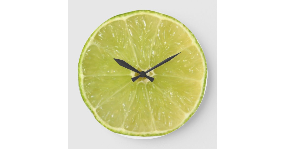 Lime Clock | Zazzle