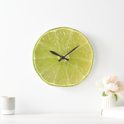 Lime Clock | Zazzle