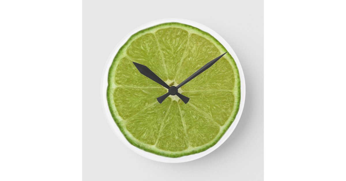 Lime Clock | Zazzle