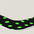 Lime Green and Black Polka Dot Pattern with Name License Plate Frame ...