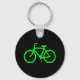 Lime Green Bike Keychain | Zazzle