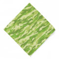 Lime Green Camo Pattern Bandana | Zazzle