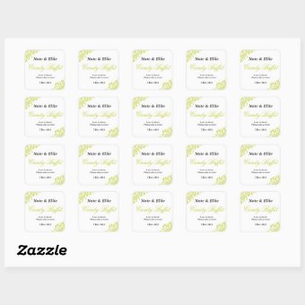 Lime green candy buffet Sticker | Zazzle