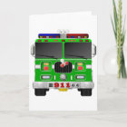 Fire Engine Card | Zazzle.com