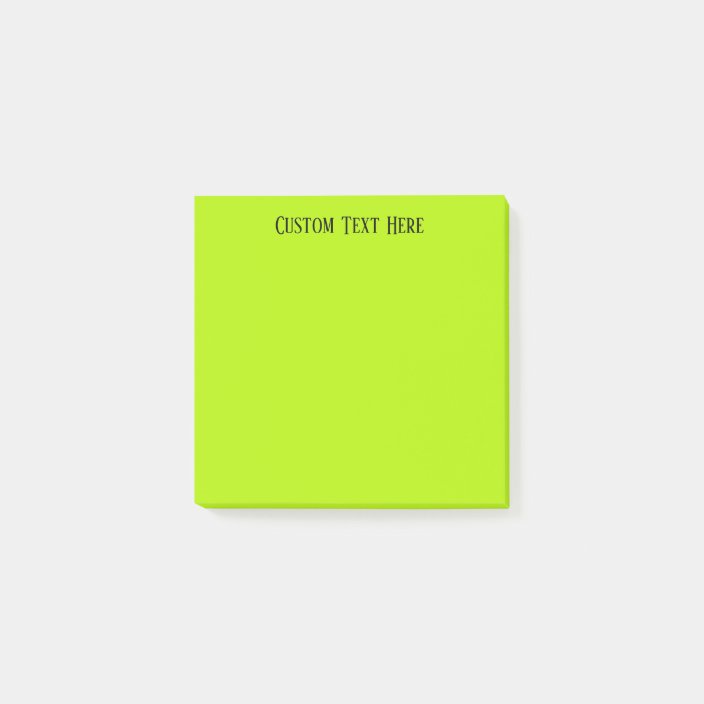 Lime Green Post-it Notes | Zazzle.com