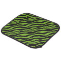 Lime Green Zebra Animal Stripes | DIY Name Car Mat | Zazzle