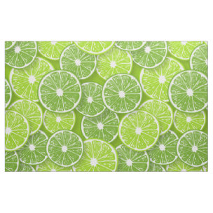 Cartoon Fruit Lemon Lime Grapefruit Orange Citrus Fabric | Zazzle