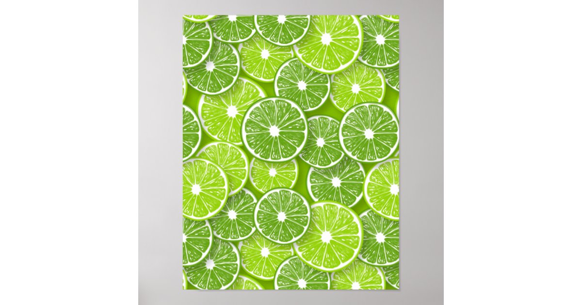 Lime pop poster | Zazzle
