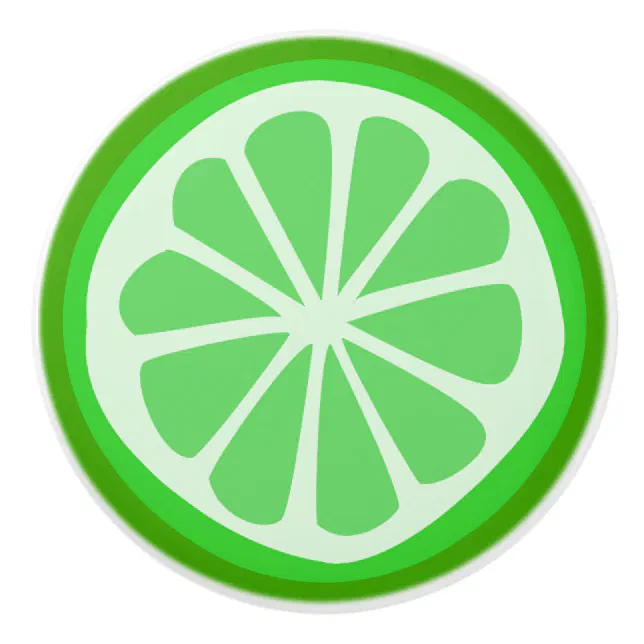 Lime Time Ceramic Knob | Zazzle