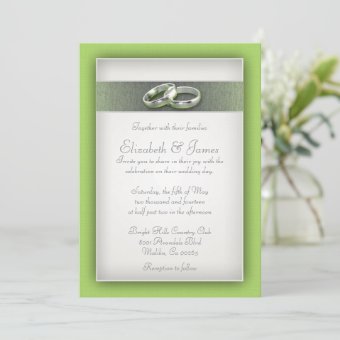 Lime Wedding Invitations | Zazzle
