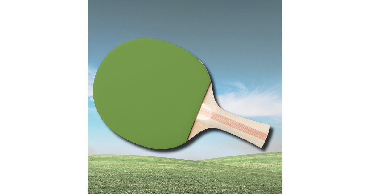 Limeade Solid Color | Classic | Elegant Ping Pong Paddle | Zazzle