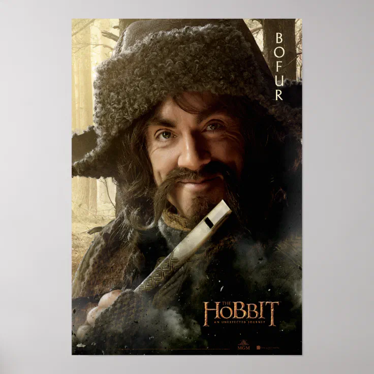 Limited Edition Artwork: Bofur Poster | Zazzle