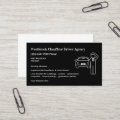 Limo Driver And Chauffeur Service Business Card | Zazzle
