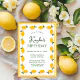 Limoncello Lemons CUSTOM Cute BIRTHDAY PARTY Invitation | Zazzle
