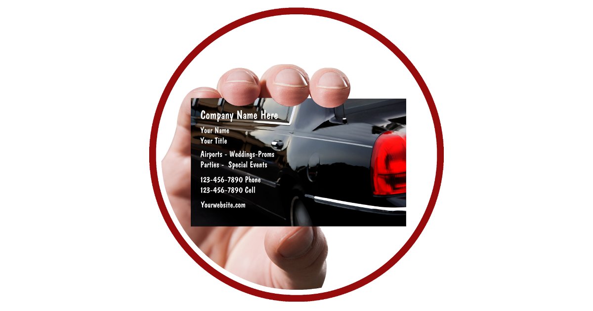 Limousine Car Service Business Cards | Zazzle