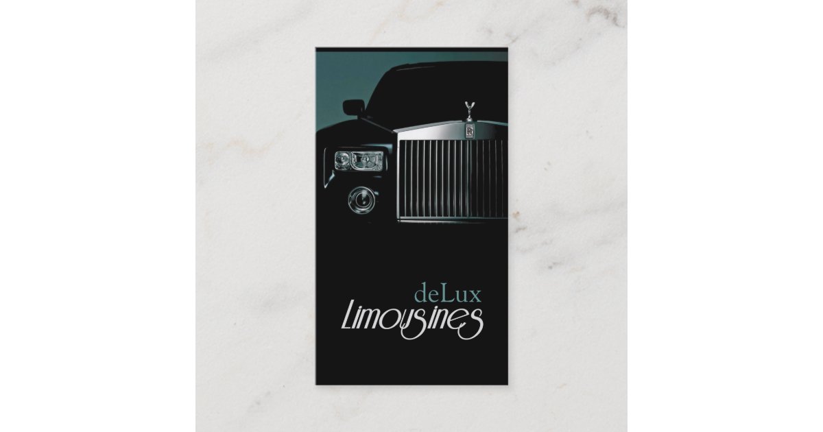 Limousines, Limo Services, Driver Business Card | Zazzle