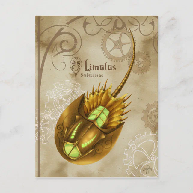 Limulus Submarine Postcard | Zazzle