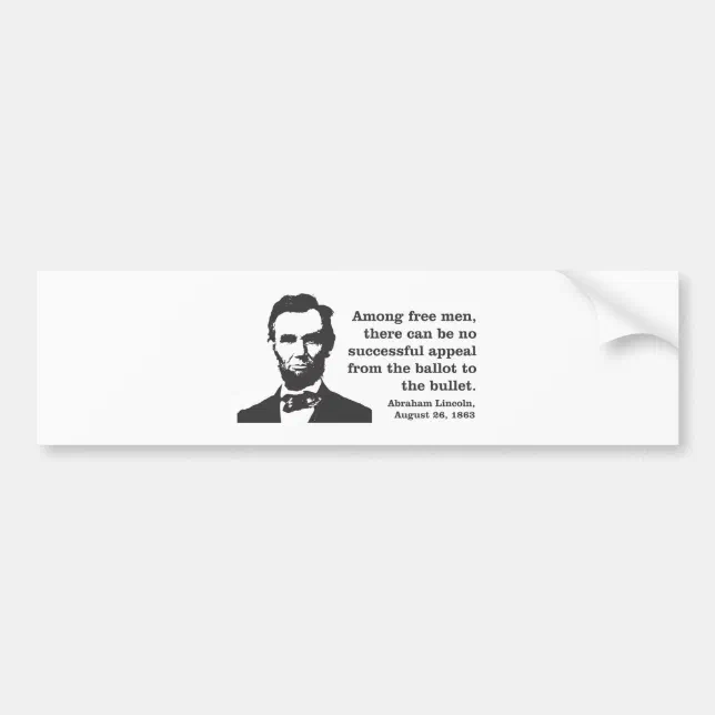 Lincoln Bumper Sticker | Zazzle