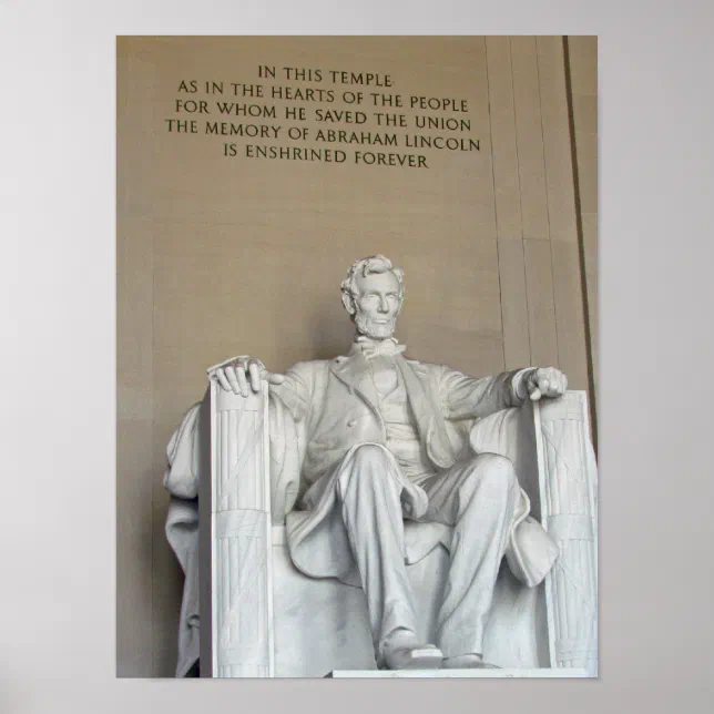 Lincoln Memorial Poster | Zazzle
