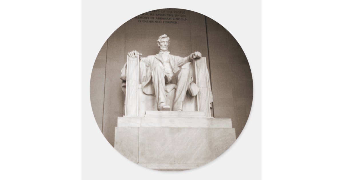 Lincoln Memorial Stickers | Zazzle