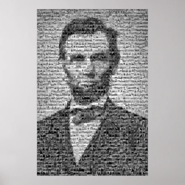 Lincoln Mosaic Poster | Zazzle