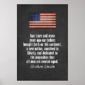 Lincoln Quote - Gettysburg Address Poster | Zazzle