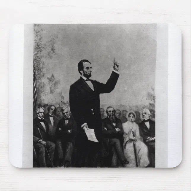 Lincoln's Address at Gettysburg, 1895 Mouse Pad | Zazzle