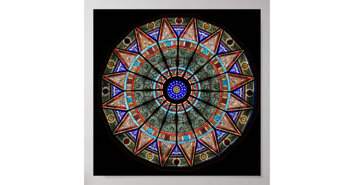 Linderman Library Ceiling Poster | Zazzle