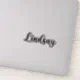 Lindsay Name - Handwritten Calligraphy Sticker | Zazzle