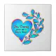 Line Dancing Happy Heart Ceramic Tile | Zazzle
