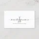 Line Hair dresser barber scissor logo Business Card | Zazzle