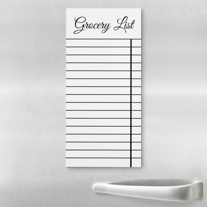 Lined grocery Reminder List Personalize Magnetic Notepad Zazzle lined-grocery-reminder-list-personalize-magnetic-notepad-zazzle